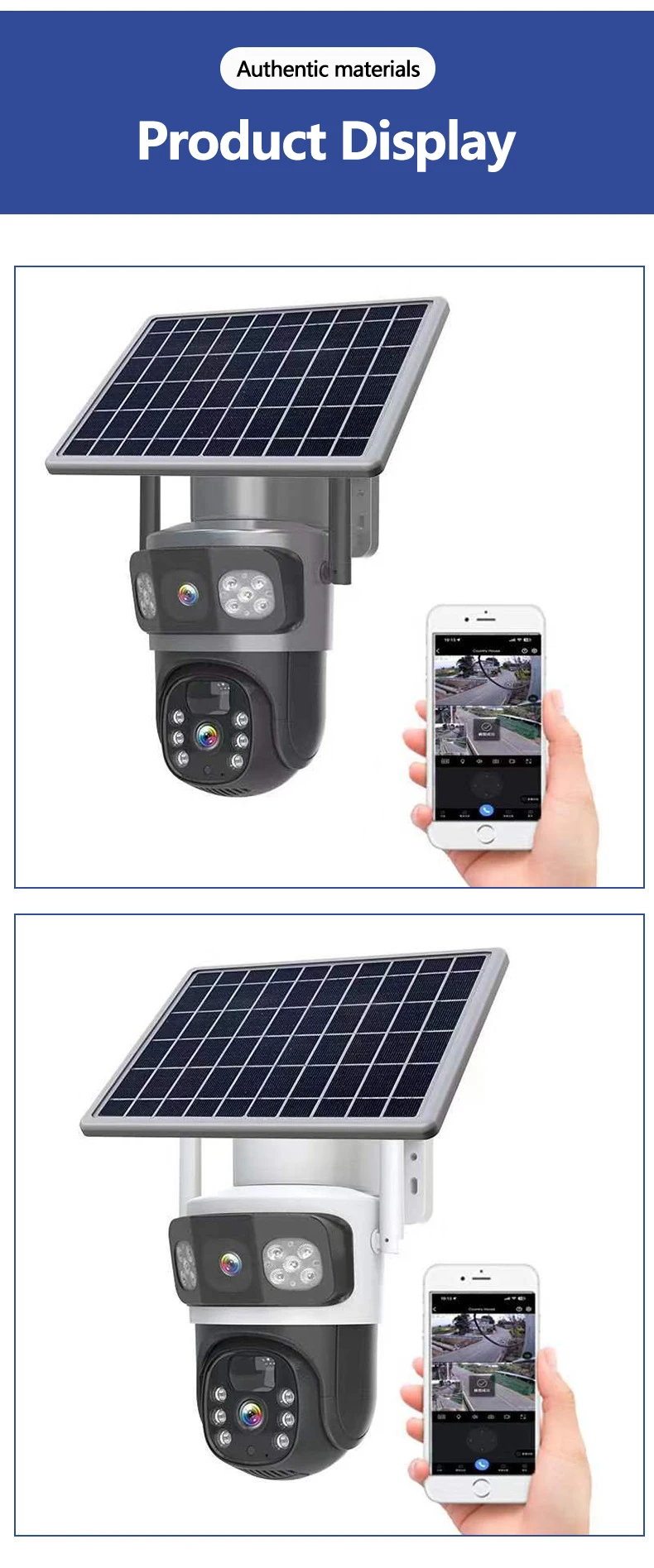 Eseecloud 8mp Solar Powered 4g Wireless Security Camera Odm | Wholesale