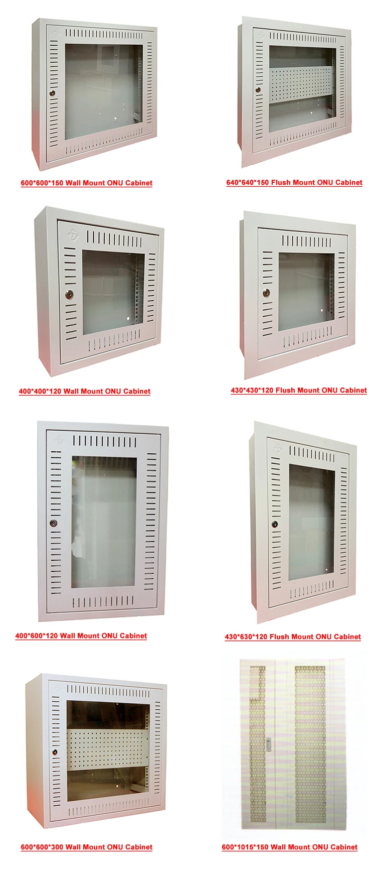 FTTH Telephone Terminal Box - Bolein ONU Cabinet 12U Rack