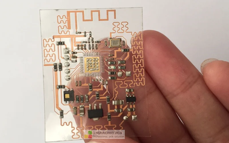 Custom 1 2 Layer 230 Degree Pet Pen Transparent Flexible Fpc Pcb Board ...