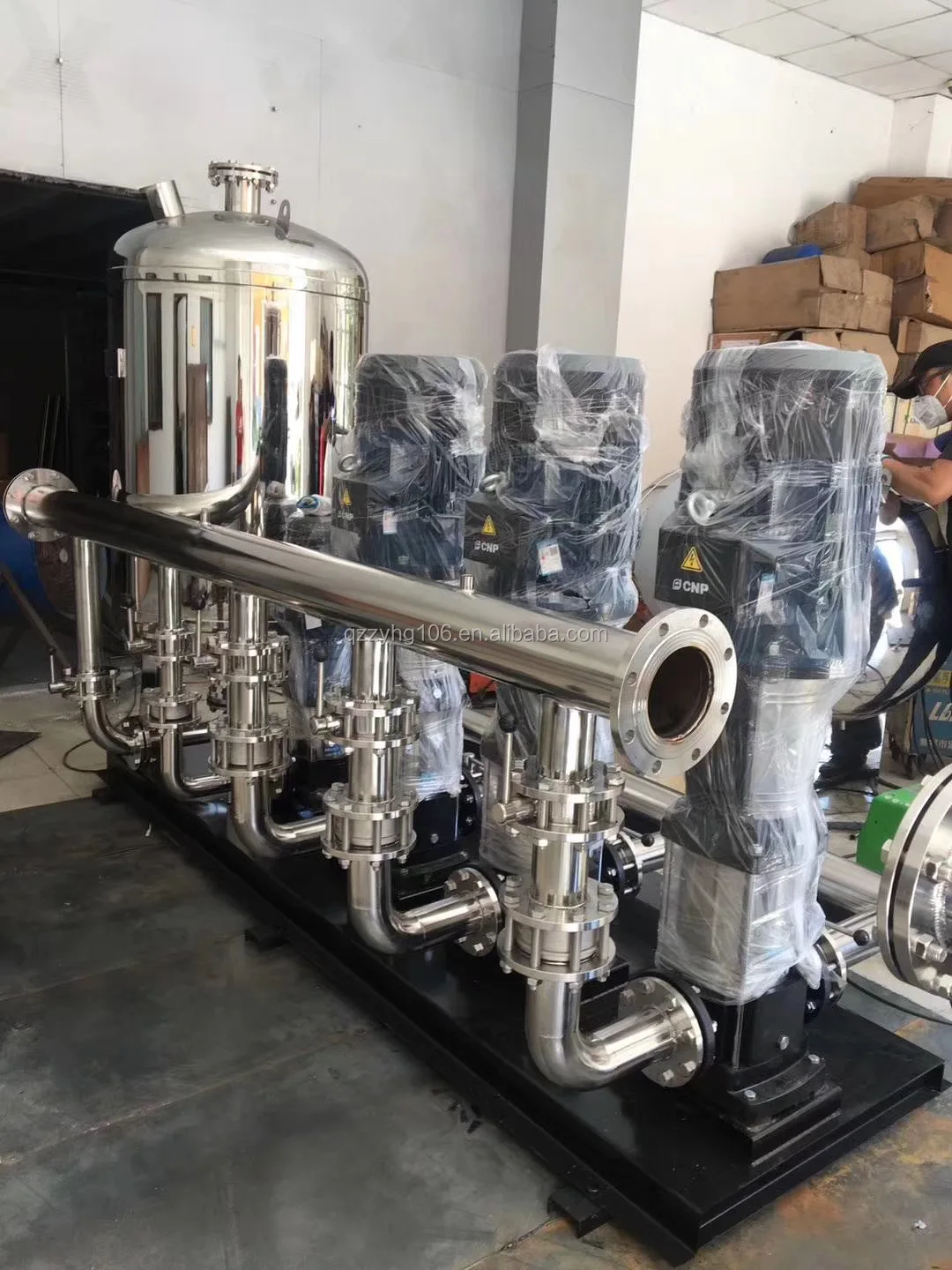 Twin Variable Speed Constant Pressure System for Water Pumping