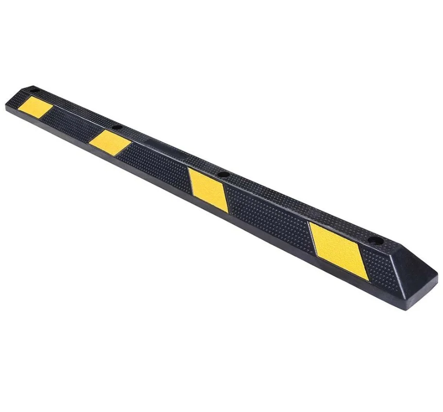 Car Parking Plastic Rubber Wheel Stopper for Traffic Security Wheel ...
