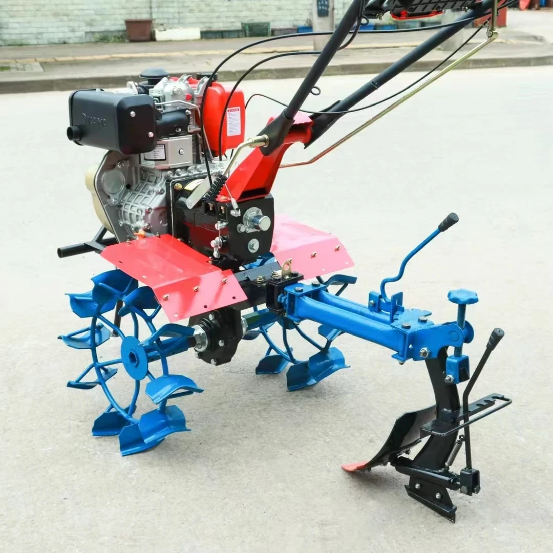 Mini 7hp-22hp Diesel Farm Walking Hand Tractor New 15hp-20hp Power ...