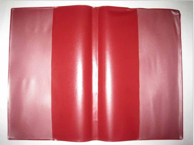 Plastic Clear PVC Book Cover A4 - Recyclable & Customizable