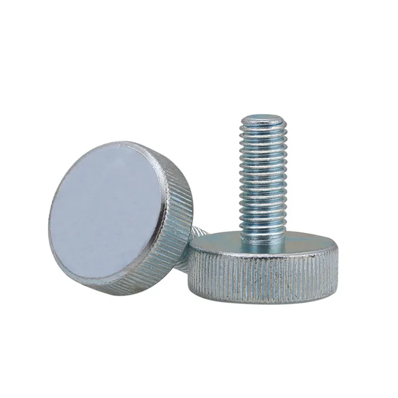 Steel Zinc-plated Knurled Flat Head Thumb Screw - Buy Metric Thumb Screw,Thumb Screw,Screw ...