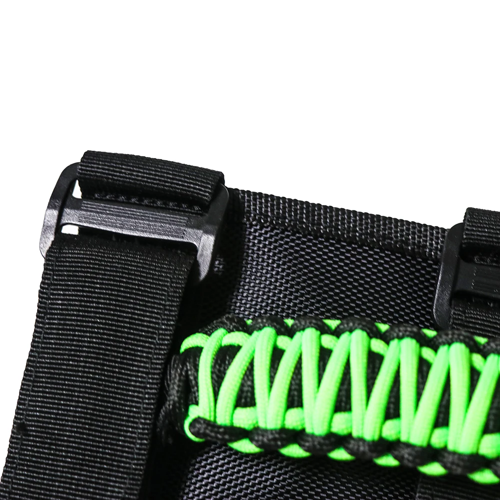 Universal Green Paracord Atv Utv Roll Bar Grab Handles And Accessories ...