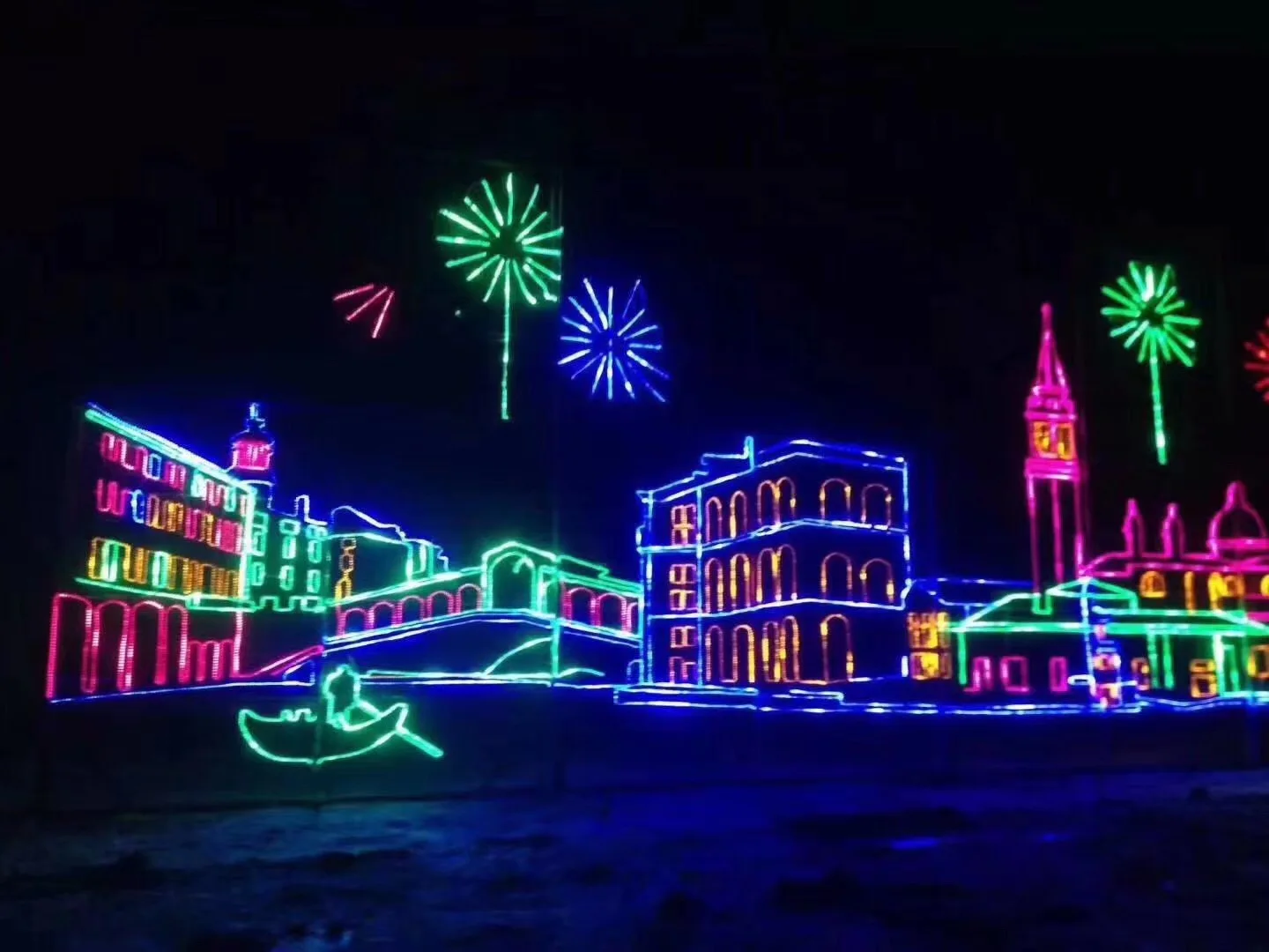 Outdoor Waterproof Firework Light Simulation for Events