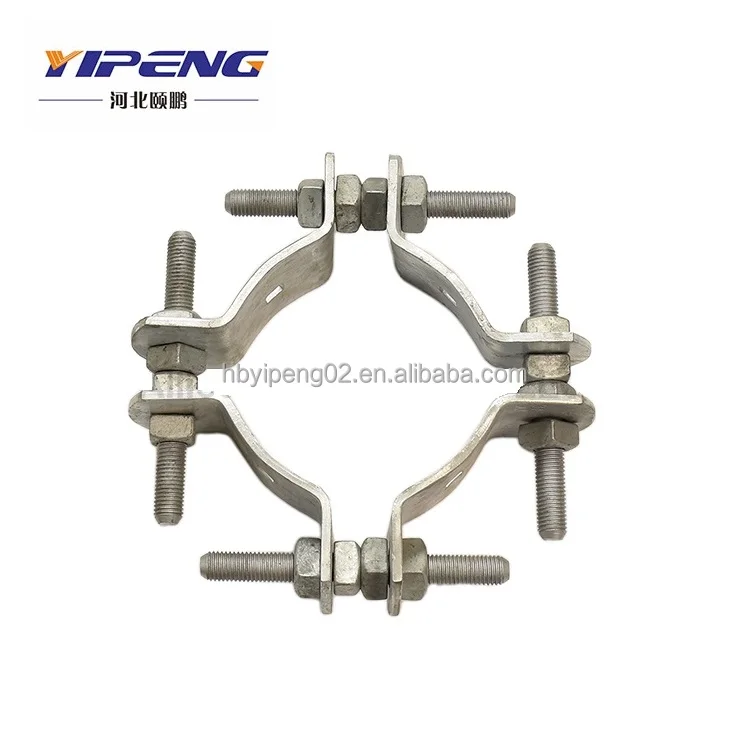 4 Way Adjustable Pole Band/pole Clamp for Overhead Line Cross Arm