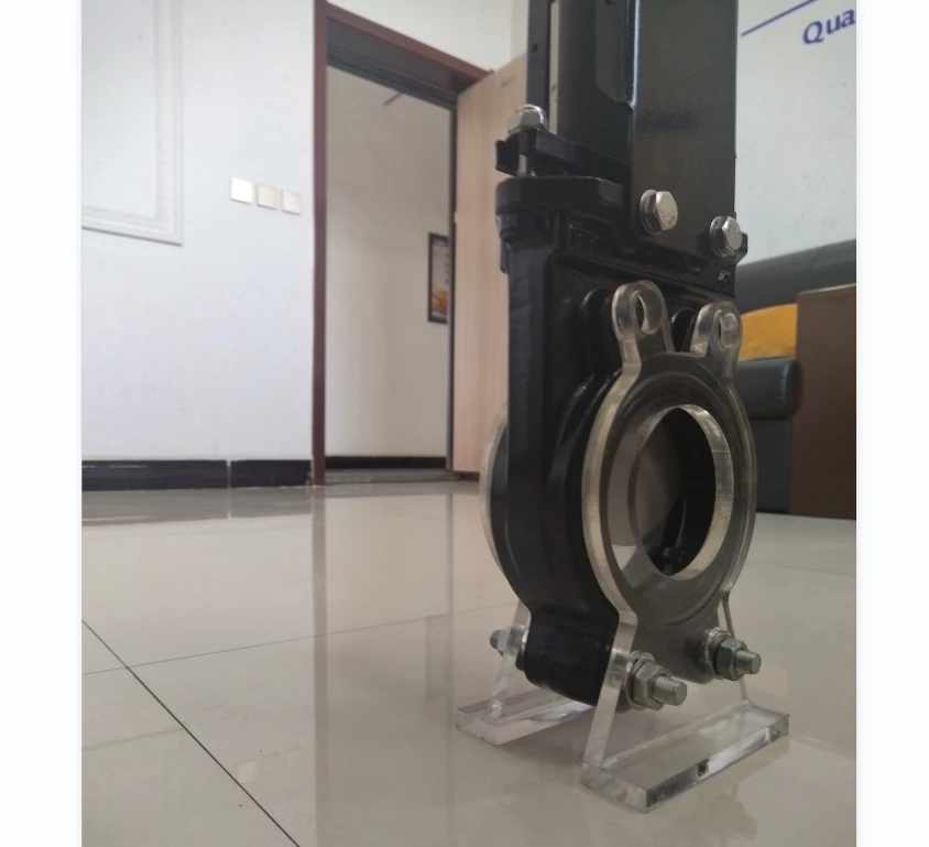 Pneumatic Cast Steel Knife Gate Valve Electronically Controlled ...