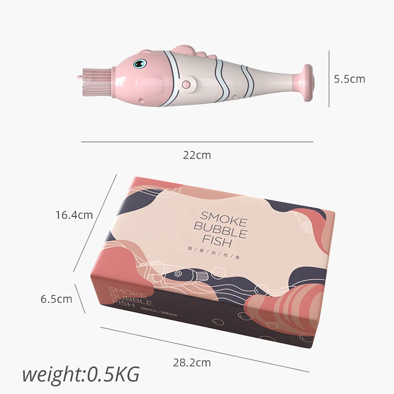 2020 New Smoke Bubble Fish Toys Novel And Fun Outdoor Toys With Smoke ...