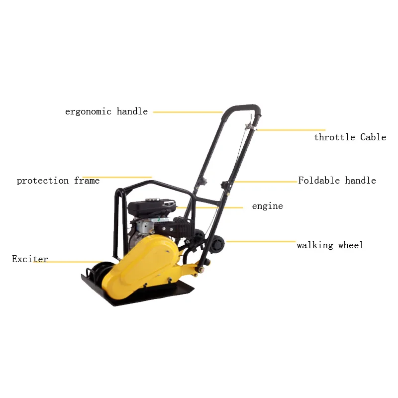 50kg Honda Robin Engine Ey 15 Plate Compactor - Maxmach