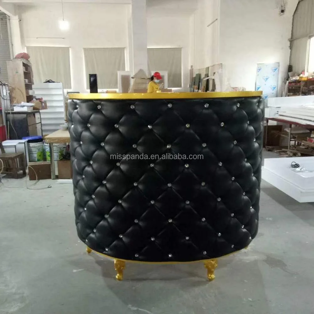 Wholesales Modern Reception Counter Cashier Reception Desk Semi Circle ...