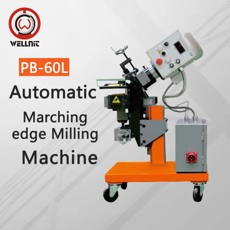 0-90 Degree Self-moving Metal Chamfering Machine Plate Edge Milling ...