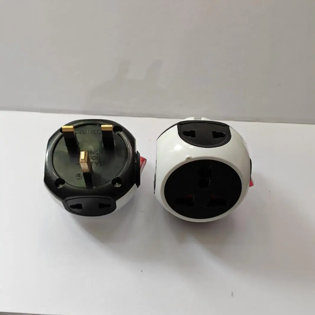 British Standard Electrical Plug with Switch Multi-Function Socket with ...