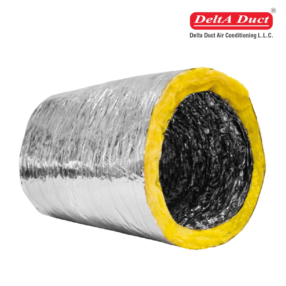 Delta Flex Flexible Duct Insulation 3-16 With 4 " Diameter 25 Ft Per ...
