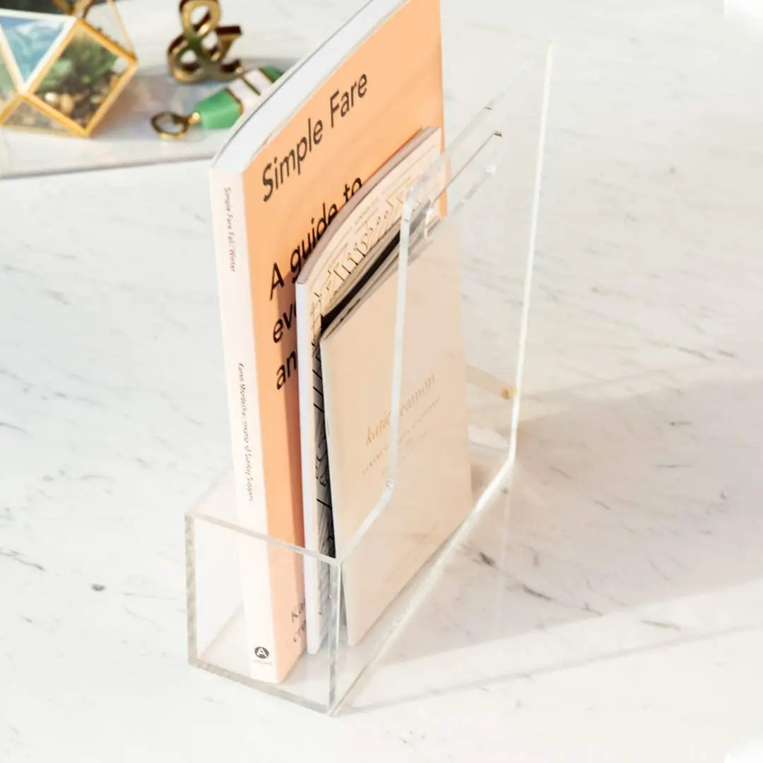 Spring Sign Clear Acrylic 3 Compartment Wall Mounted Document File ...