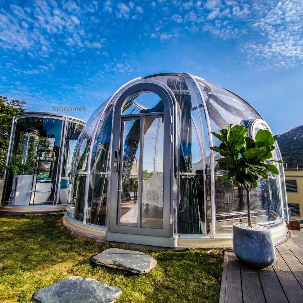 Luxury Clear Luxury Polycarbonate Clear Dome Tent Bubble Clear Dome ...