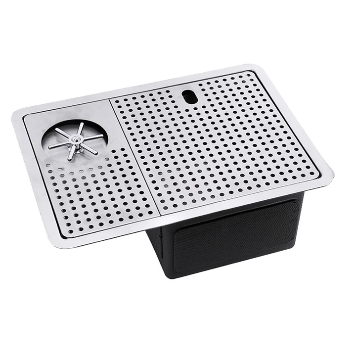 Commercial Bar Counter Glass Cup Washer Sus304 Stainless Steel Single ...