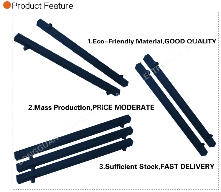 Nylon Plastic Pcb Guide Card Slot Guide Flame 94v2 Black Plastic Parts ...