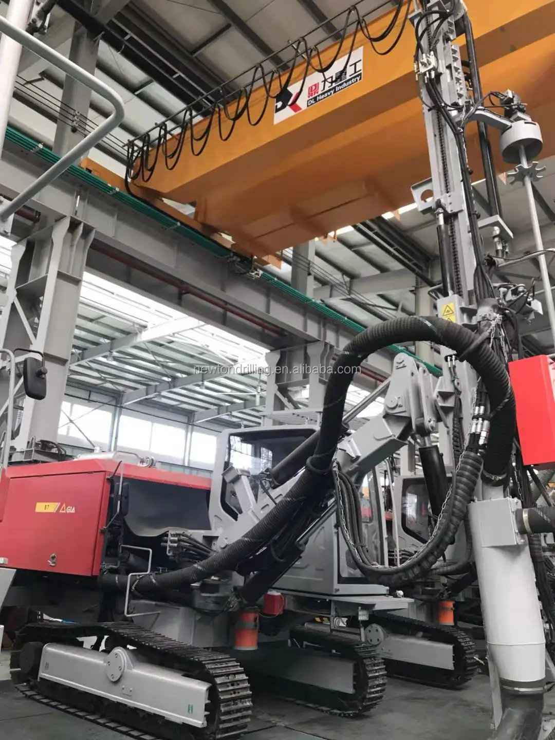 GIA B7 Dth Rock Drilling Machine with Compressor Mobile Pneumatic ...