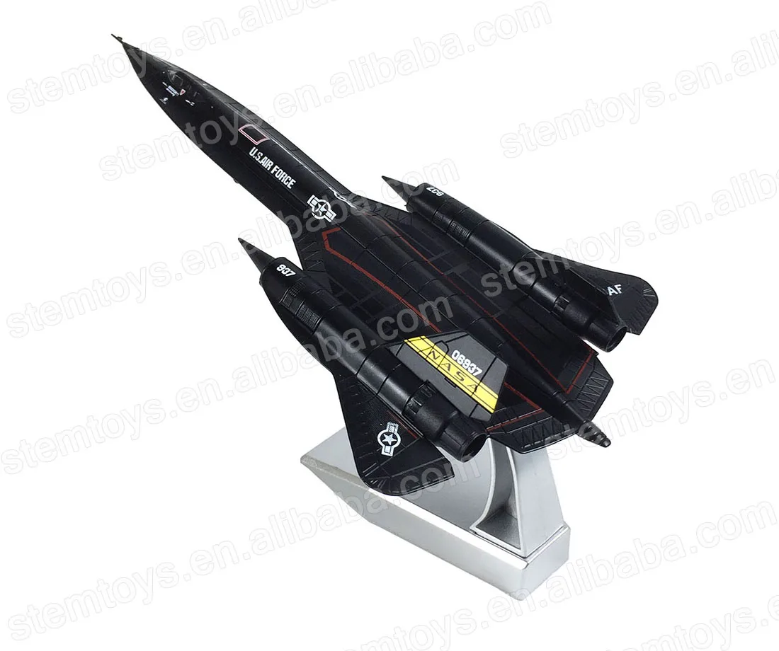 23CM SR-71 Blackbird Military Airplane Models 1:144 Diecast Hot Selling ...