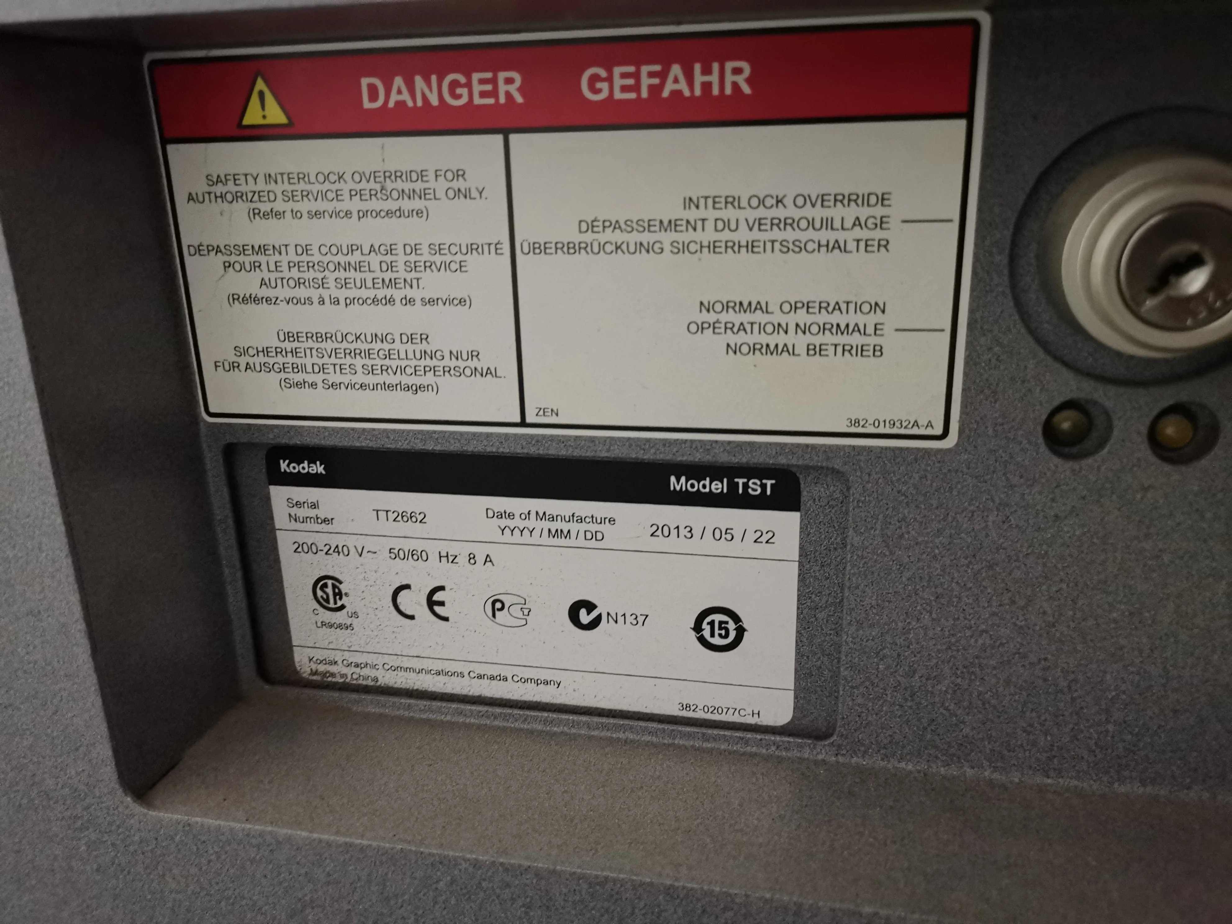 Used Kodak Ctp Trendsetter 800 Platersetter Quantom With One Year ...