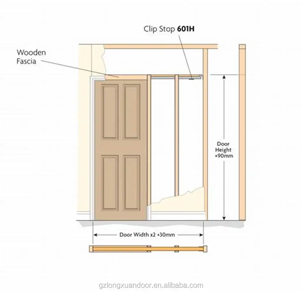 Hidden Door Handle Sliding Pocket Door Frame Handle