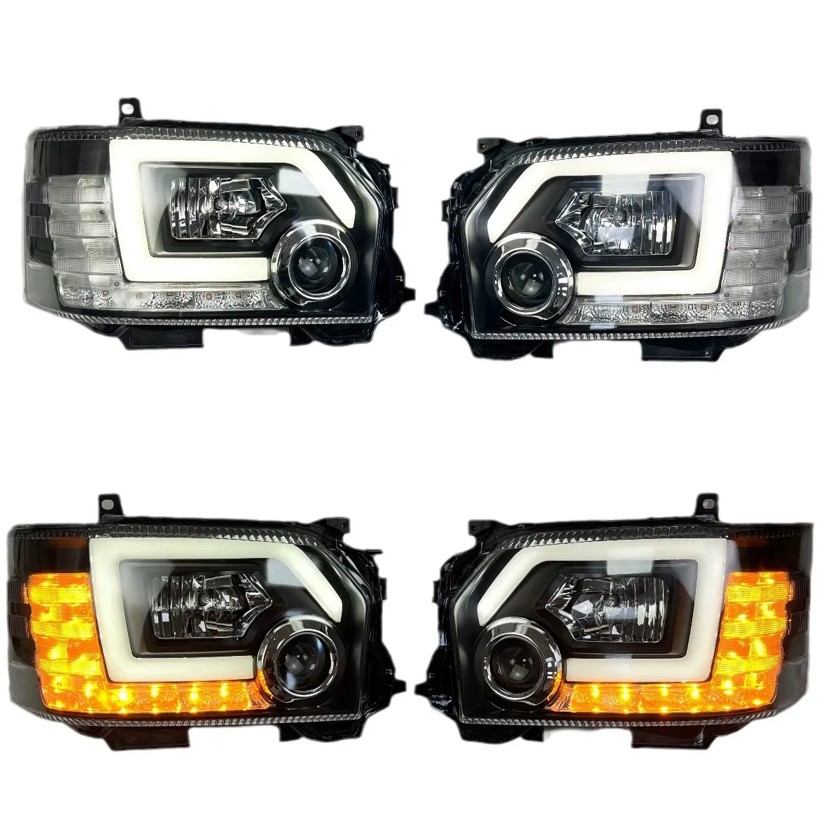 Toyota Hiace LED Headlights DRL Turn Signal for 14-18 Models