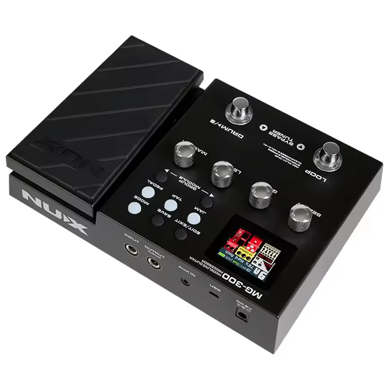 NUX MG300 - Versatile Modeling Multi-Effects Pedal for Guitar