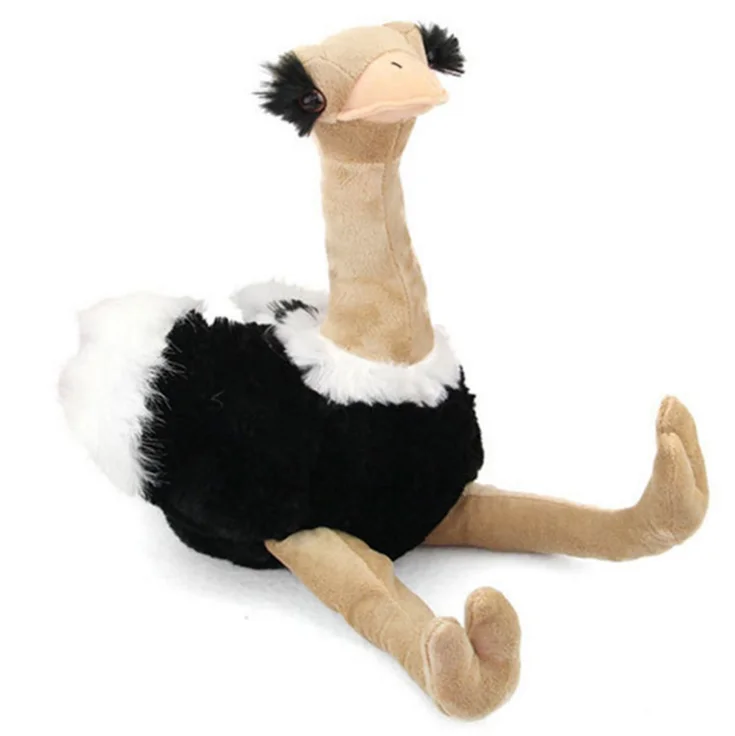 Cute Big Stuffed Ostrich Plush Toy Soft Plush Ostrich Stuffed Animal ...