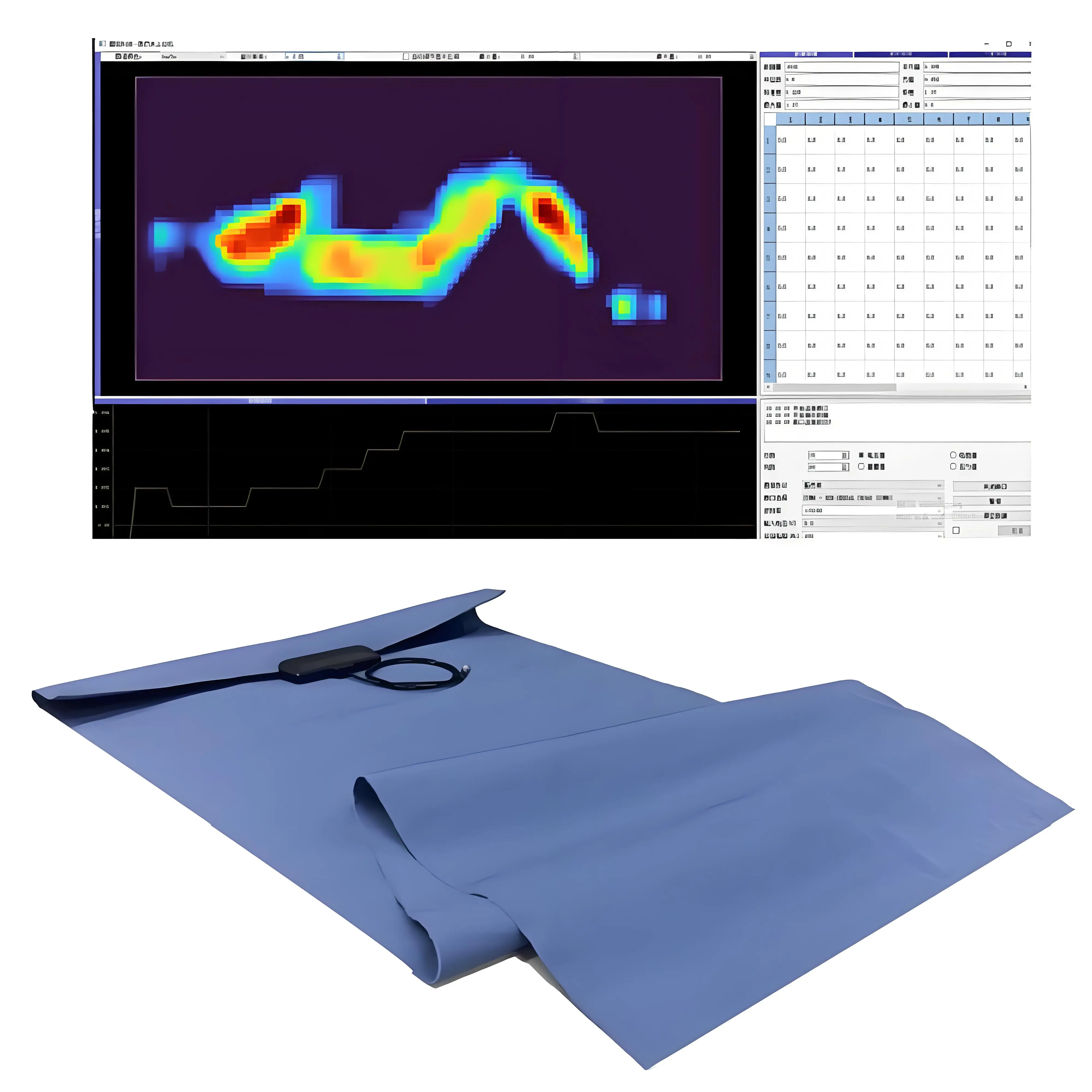 Custom Flexible Film Pressure Sensor for Mattress & Yoga