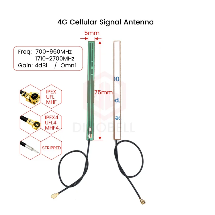 4g Cellular Omni Internal Pcb Lte Antenna 700mhz 1800mhz 2700mhz Signal ...