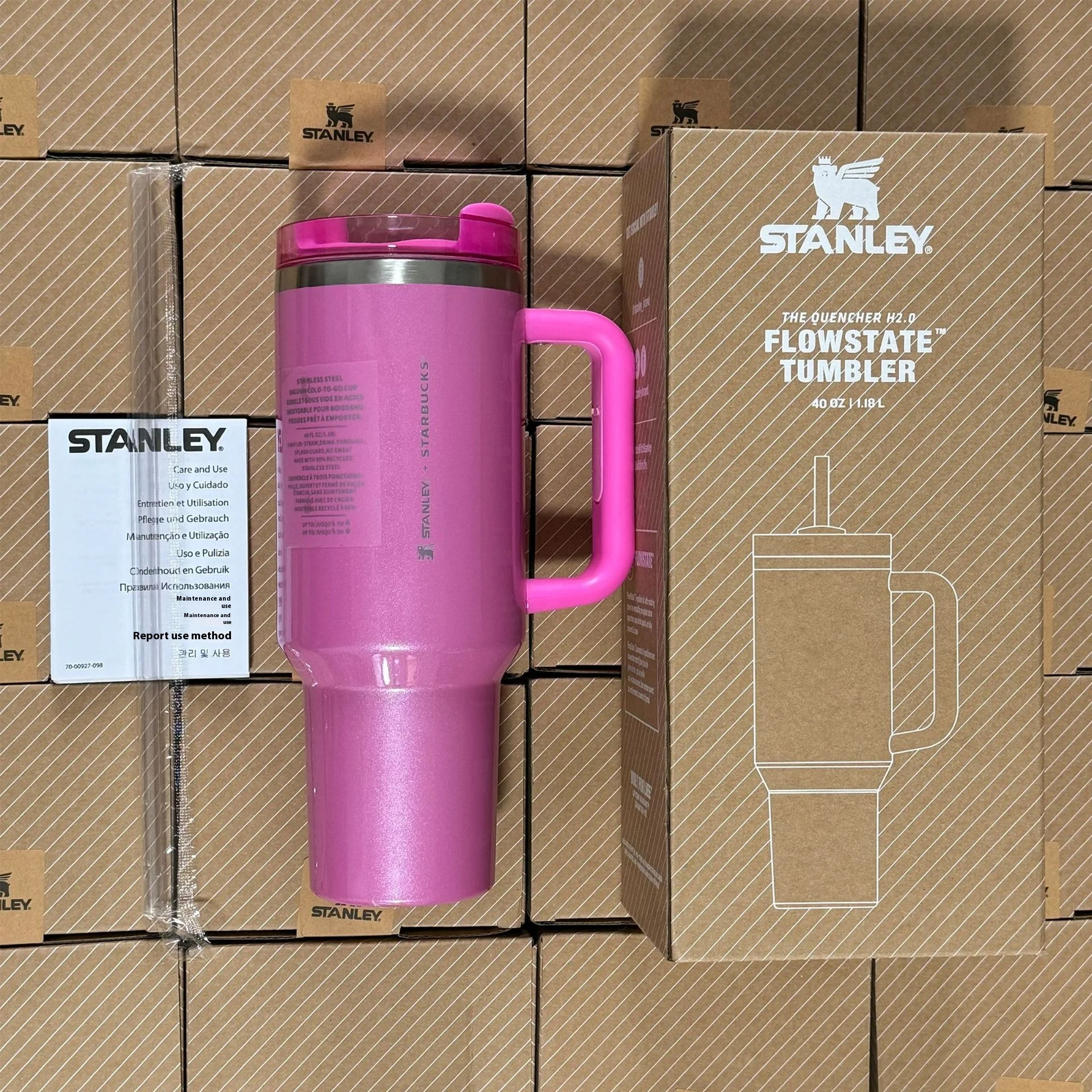 Stanley 2 Generation 40 Oz Stainless Steel Car Thermos Cup