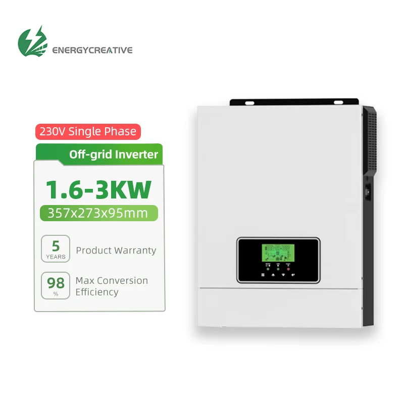 Energycreative Off Grid Inverter 2kw 3kw Pure Sine Wave Inverter 80a ...