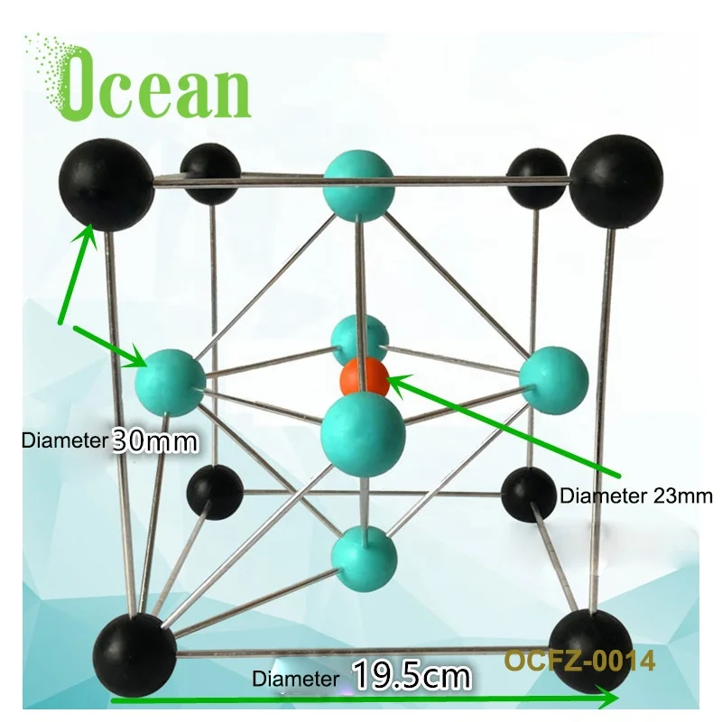 Perovskite Structural Model - Catio3 for Chemistry Teaching