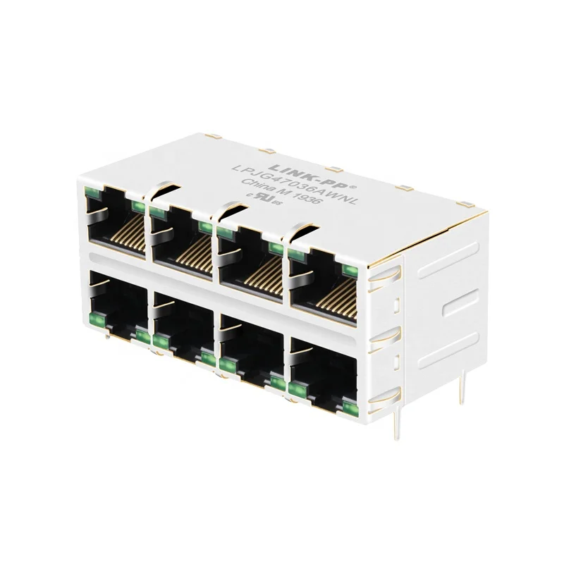 2.5g Base-t Rj 45 Connector With Poe 8p8c Rj45 Ethernet Jack - Buy With ...
