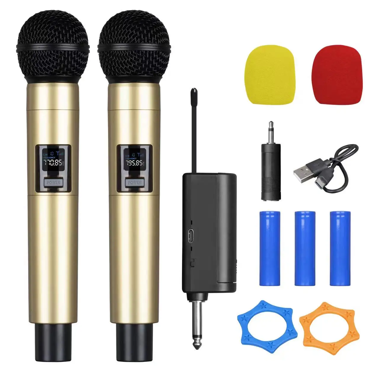 Wireless Rechargeable Microphone Uhf Professional Wireless Microphone ...