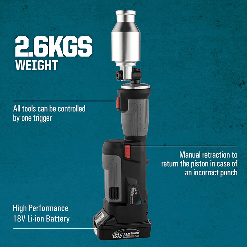 Pz-6al Battery Hole Punch Driver For Mild Steel & Stainless Steel - Buy ...