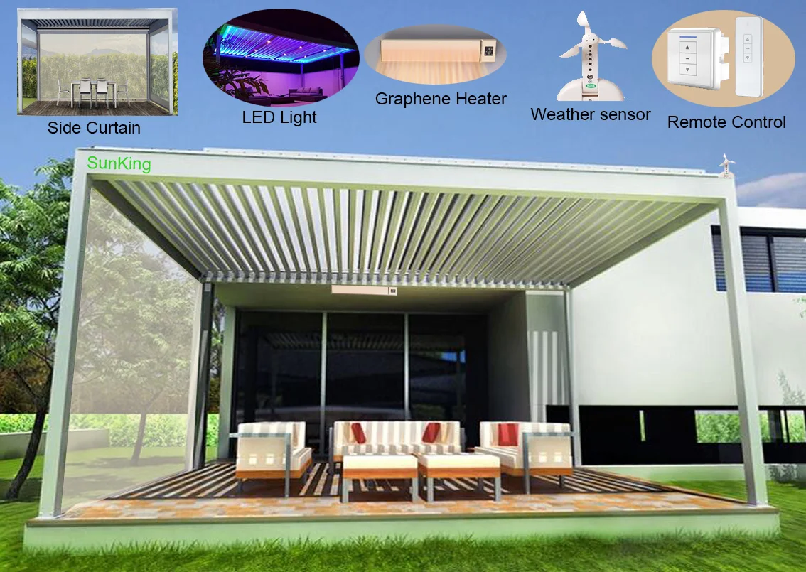 Aluminium Louver Pergola - Durable & Stylish Outdoor Solution
