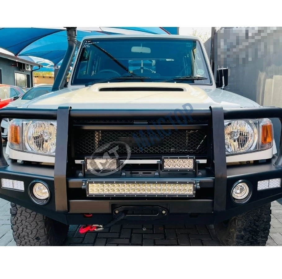 Maictop Auto Parts Full Chrome Front Grille For Hzj79 Fj79 Fj75 Land ...