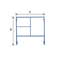Mason Frame Scaffold Set - Mobile Aluminum Scaffolding for Construction ...