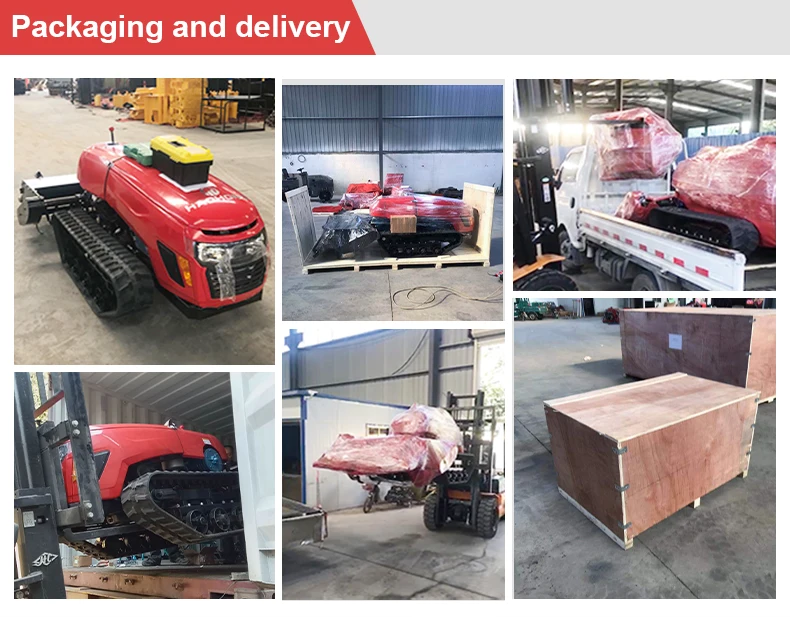 Remote Operation Farm Tiller Cultivator Robot Tiller Rotary