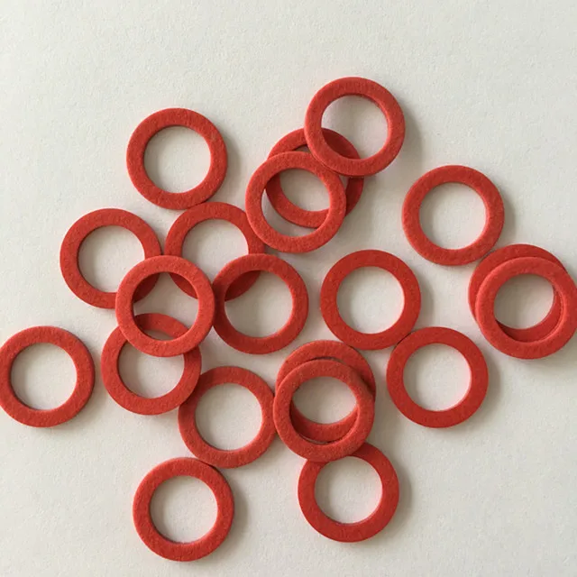 Waterproof Vulcanized Red Plain Fiber Steel Insulating Flat Washers