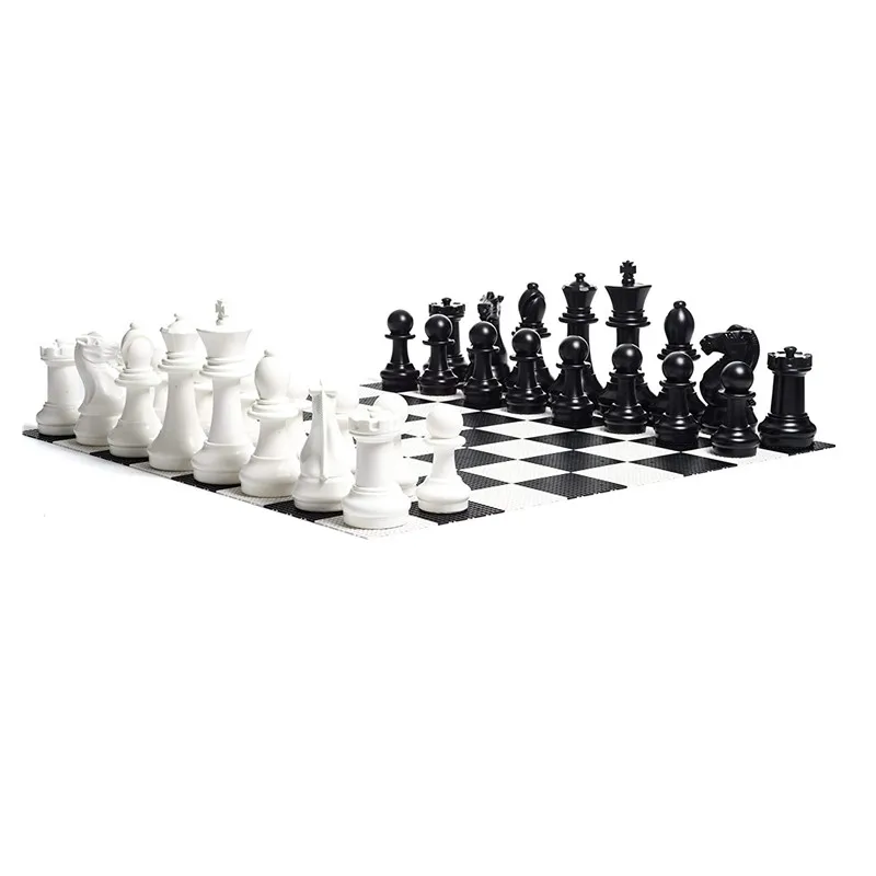 Large Outdoor Giant Chess Set - 16 Inch King,With Large Checkers Set ...
