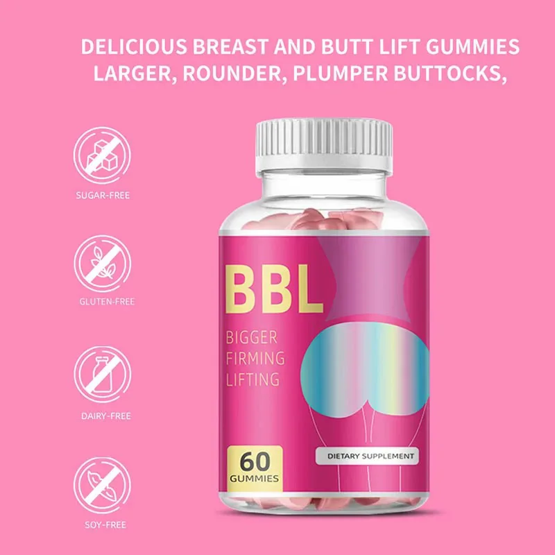 Oem Butt And Hip Enhancement Gummies For Women For Glute And Muscle ...