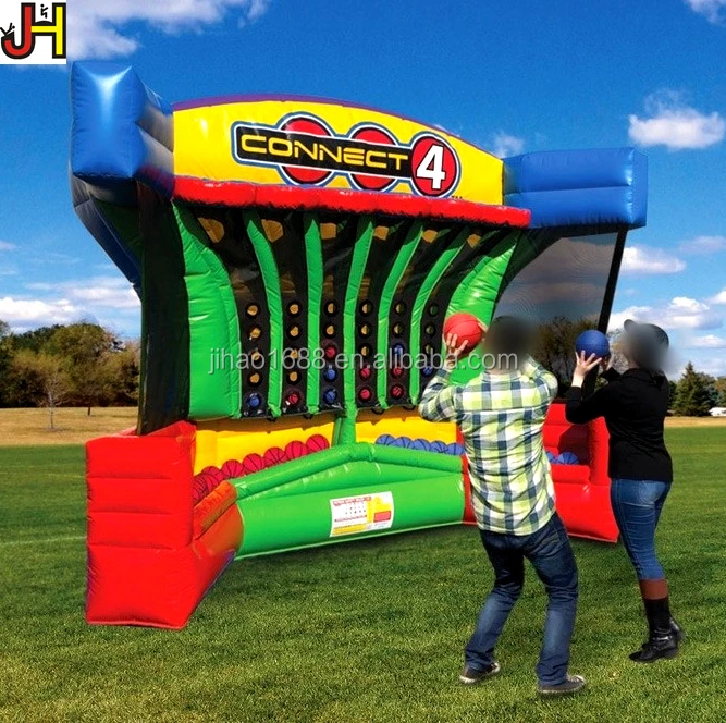 Connect 4 Inflatable Basketball - Carnival Fun for Parties