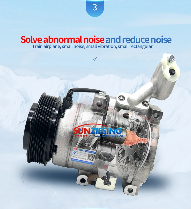 AC Compressor 10S17C for 2004 Toyota Harrier 3.0L - OEM Quality