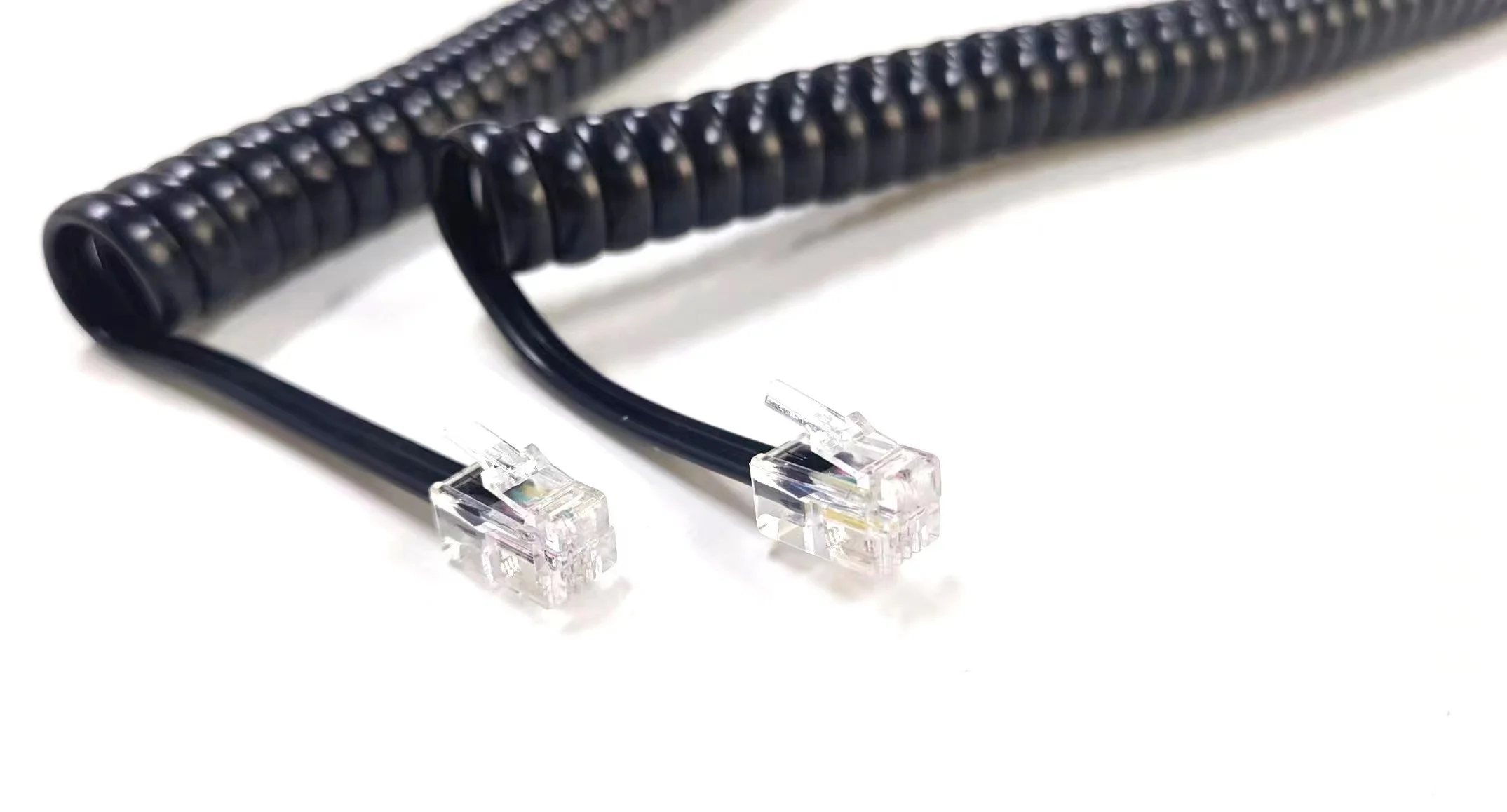 4m 12ft Handset Cable Cord Rj11 Rj22 Connector 4p4c Intercom Telephone ...