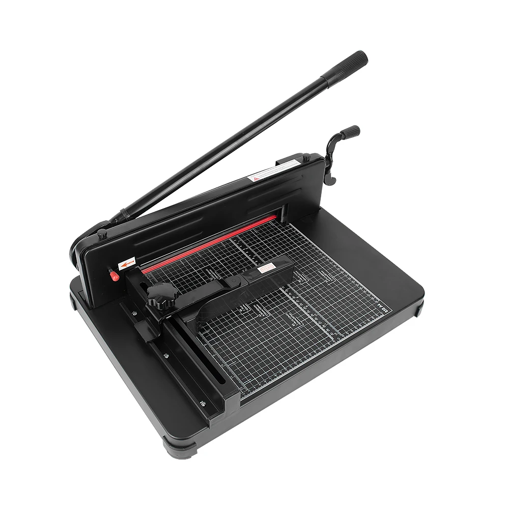 ZEQUAN 858 A4 Black Guillotine Paper Trimmer Heavy Duty Manual Paper ...