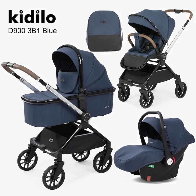 Kidilo Three-in-One Infant Stroller - Foldable & Versatile