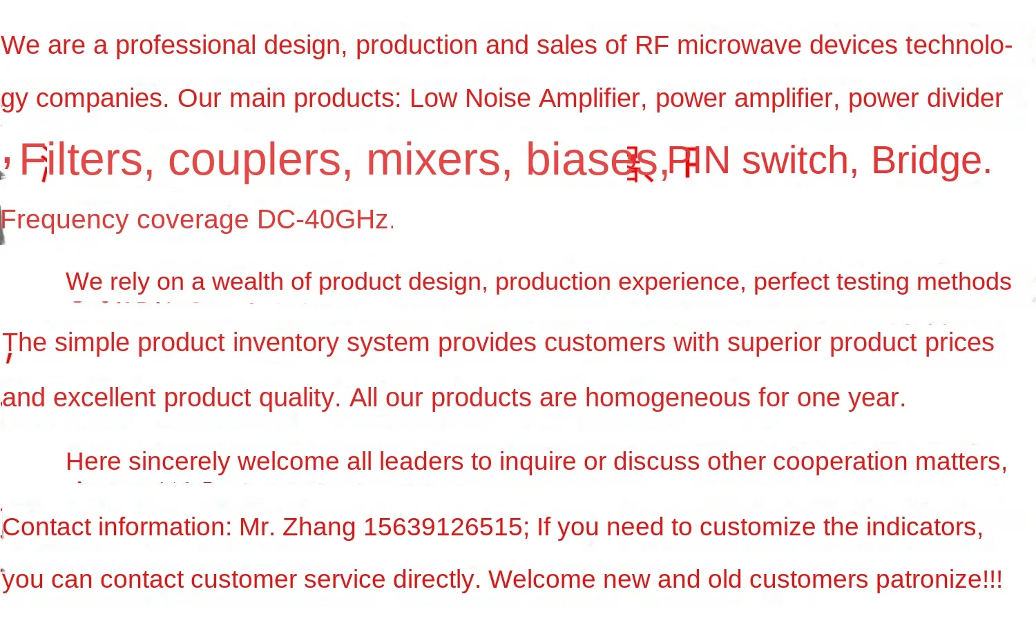 8-12GHz X Band RF Microwave Power Amplifier 28dB Gain with 28dBm Output ...